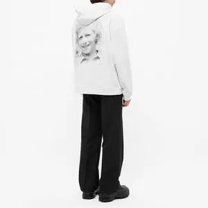 Raf Simons Chest-print Hooded Sweatshirt
