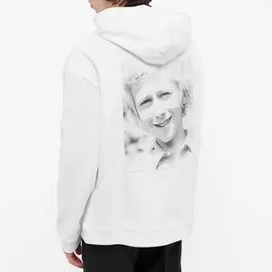 Raf Simons Chest-print Hooded Sweatshirt