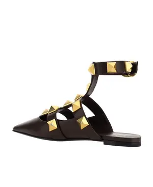 Valentino Garavani Rockstud Pointed Toe Pumps - Black