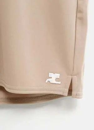 COURREGES Appliqué Logo Track Shorts