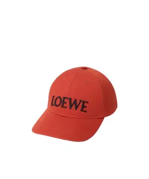 Loewe Curved Peak Baseball Cap - Red