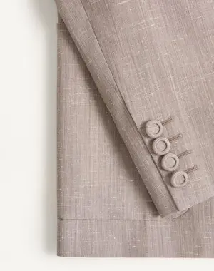 Valentino Garavani Single-breasted Jacket In Boutonné Wool