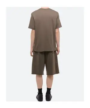 Helmut Lang Embroidered-logo T-shirt - Olive