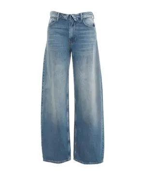 Liu Jo High Waist Loose-fit Pants - Blue