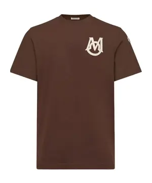 Moncler Monogram Cotton T-shirt