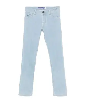 Jacob Cohen Logo Patch Straight-leg Jeans - Blue