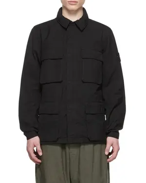 Stone Island Logo Patch Zipped Field Jacket