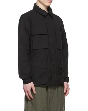 Stone Island Logo Patch Zipped Field Jacket