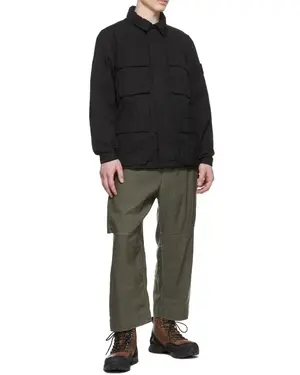 Stone Island Logo Patch Zipped Field Jacket