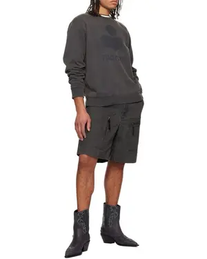 Isabel Marant Étoile Mikoy Logo Printed Sweatshirt