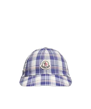 Moncler Baseball Cap - White/blue