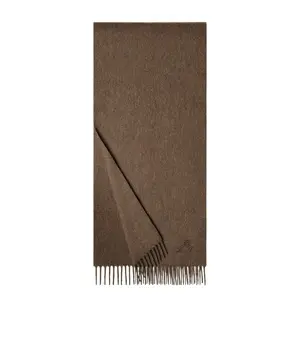 Loro Piana Fringed Scarf - Cedar Bark Mixture