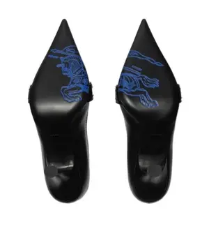 Burberry Leather Cotswolds High Pumps