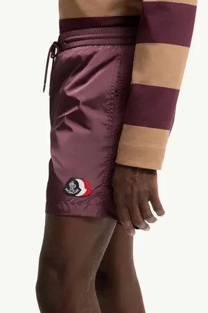 Moncler Logo Swim Shorts