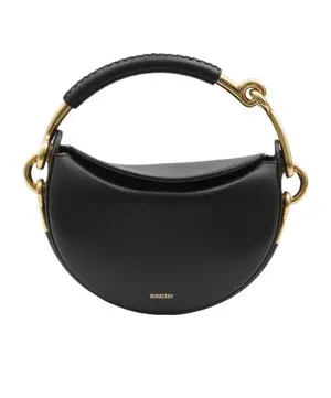 Burberry Logo Printed Tote Bag - Black