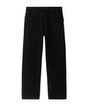 Burberry Loose Fit Wide Leg Jeans