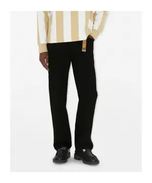 Burberry Loose Fit Wide Leg Jeans