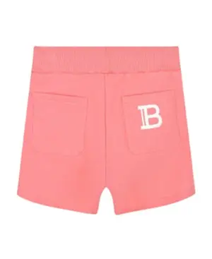 Balmain Logo Print Track Shorts