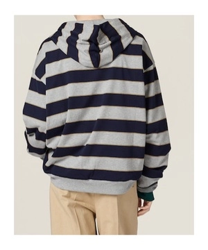 Miu Miu Striped Jersey Hoodie