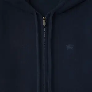 Burberry Ekd Embroidered Zip-up Hoodie