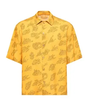 Moncler Space Monduck Short Sleeve Shirt - Yellow