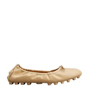 TOD'S Gommino Bow-detailed Ballerinas Shoes - Nude