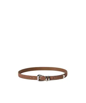 Brunello Cucinelli Reversed Calfskin Belt With Chevron Design - Zi