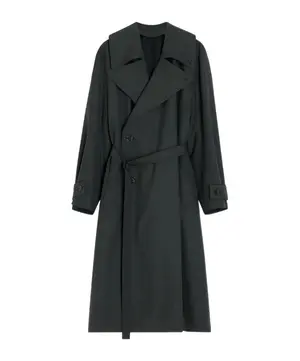 LEMAIRE Double-breasted Belted Trench Coat