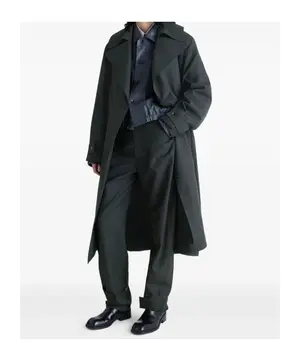 LEMAIRE Double-breasted Belted Trench Coat