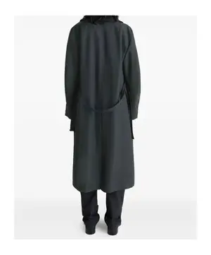 LEMAIRE Double-breasted Belted Trench Coat