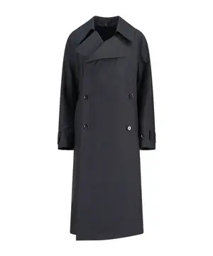 LEMAIRE Double-breasted Belted Trench Coat
