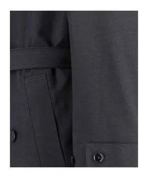 LEMAIRE Double-breasted Belted Trench Coat