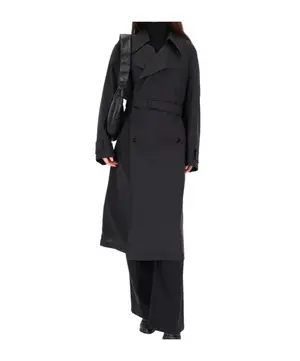 LEMAIRE Double-breasted Belted Trench Coat