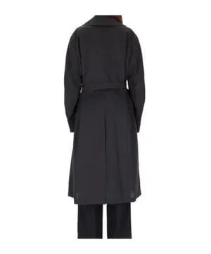LEMAIRE Double-breasted Belted Trench Coat