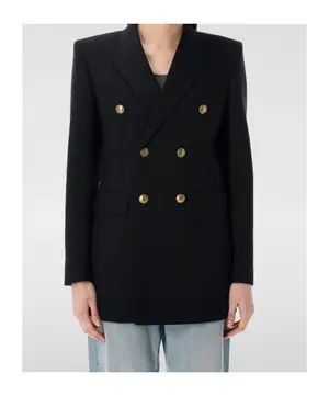 Saint Laurent Double-breasted Long-sleeved Jacket