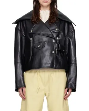 Nanushka Leather Biker Jacket