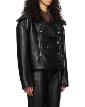 Nanushka Leather Biker Jacket