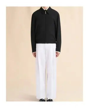 Marni Virgin Wool Confetti Jacquard Bomber Jacket
