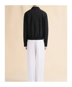 Marni Virgin Wool Confetti Jacquard Bomber Jacket