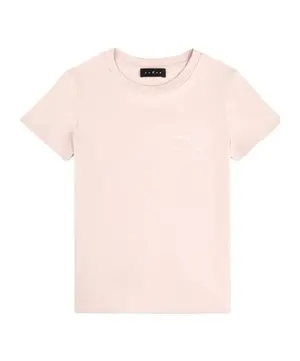 Hogan Logo Print Round Neck T-shirt - Pink