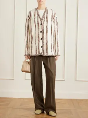 Loro Piana Striped Casual Jacket