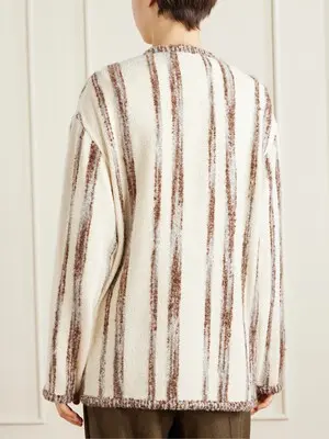 Loro Piana Striped Casual Jacket