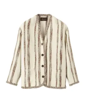 Loro Piana Striped Casual Jacket