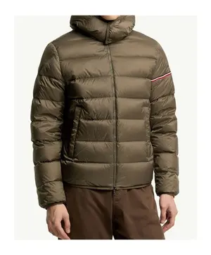Moncler Ravenlock Hooded Short Down Jacket