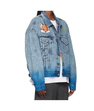 DOUBLET Anime Hand-printing Denim Jacket
