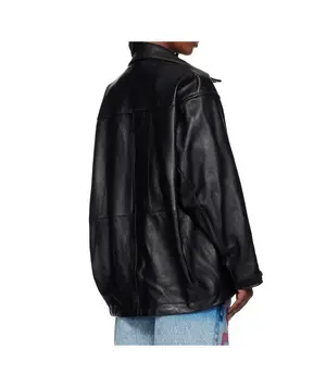 DOUBLET Panelled Leather Jacket