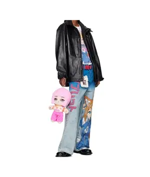 DOUBLET Panelled Leather Jacket