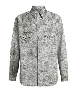Etro Long-sleeved Denim Overshirt