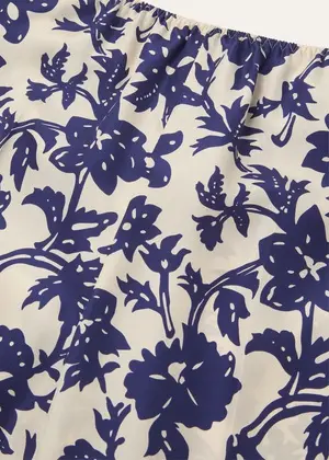 Loro Piana High-waisted Floral Print Casual Pants