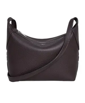 Celine Crossbody Bag Harry In Grained Calfskin - Espresso